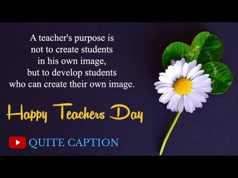Teacher's Day Wishes, Quotes, Messages | Sweet Messages For Teachers | Happy Teacher's Day