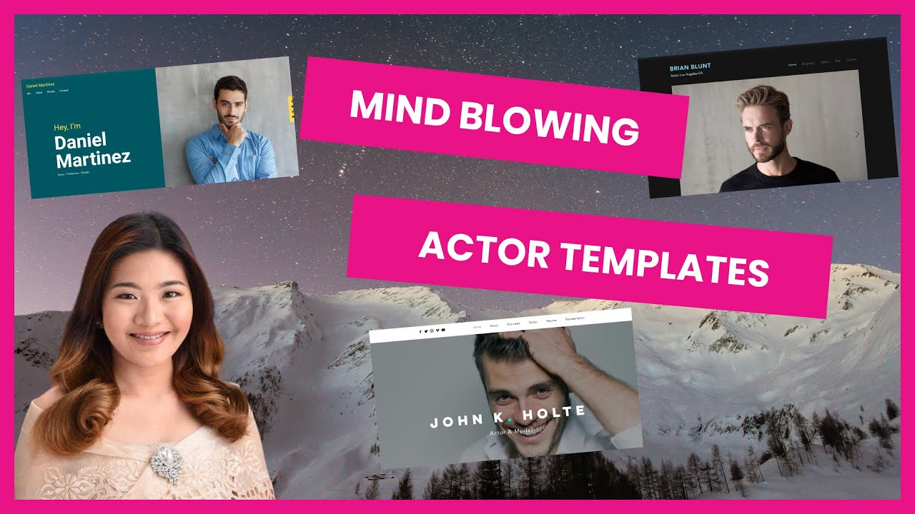 10 Best Actor Website Templates of 2026 – MIND BLOWING (!)
