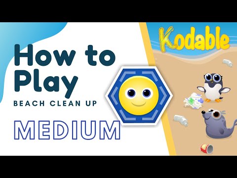 How to Play: Beach Cleanup with Kodable - Medium