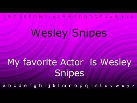 Here I will teach you how to pronounce 'Wesley Snipes' with Zira.mp4