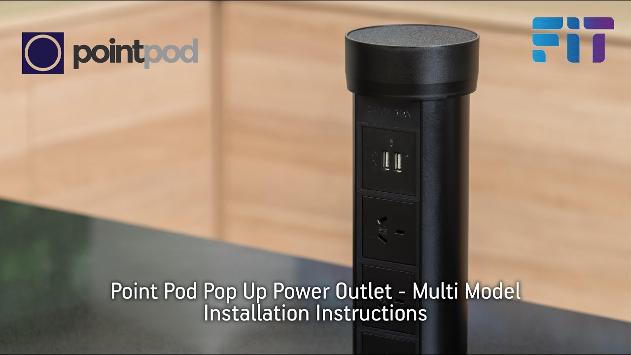 Point Pod Pop Up Power Outlets - FIT | ArchiPro NZ