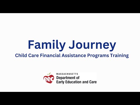 Child Care Financial Assistance Family Journey Training 1