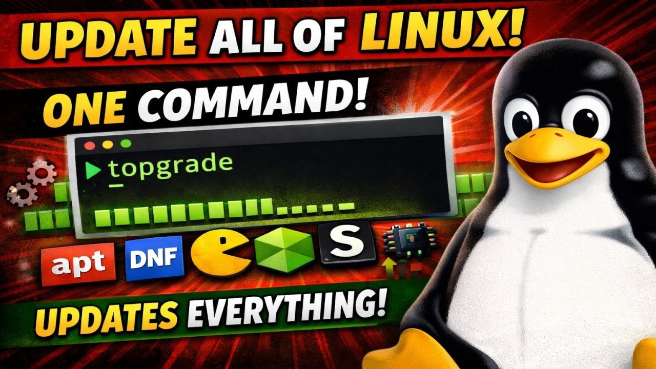 Update EVERYTHING on Linux in ONE Command! (Topgrade Easy Guide)
