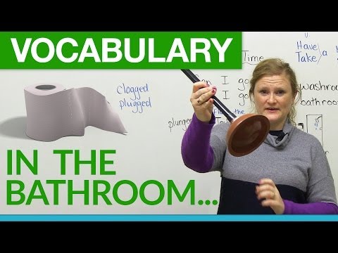 Bathroom vocabulary | How i revise my English