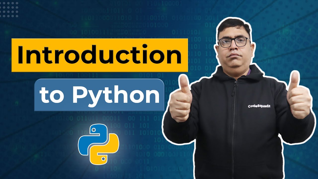 Introduction to PYTHON by Tanay Sir (Tutorial-1) | Learn Python - CodeSquadz