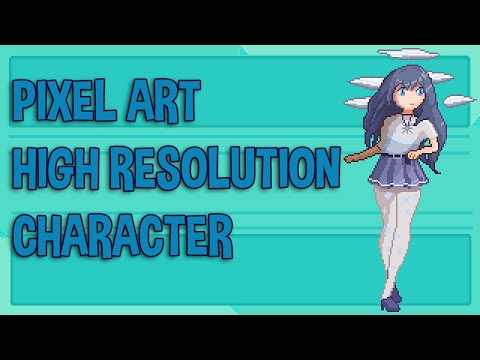 Pixel Art Tips - 200x200 Character 2D Indie game