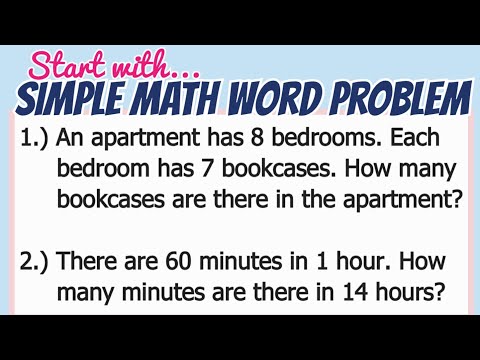 Simple MATH Word Problems for Children
