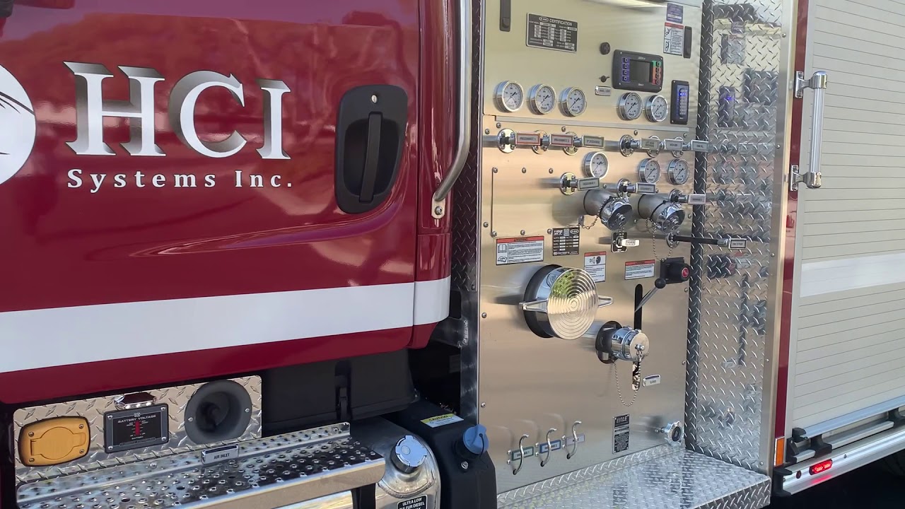 HCI Systems Fire Pump Truck