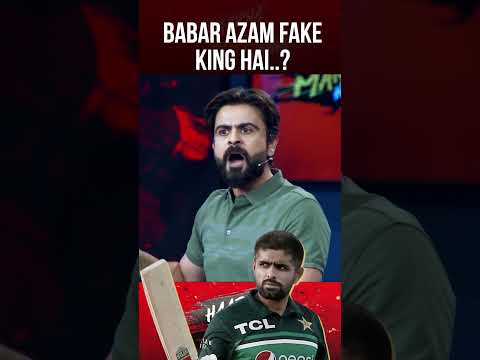 Babar Azam Fake Kingโ | #ahmedshahzad #babarazam #pakvsind #tabishhashmi