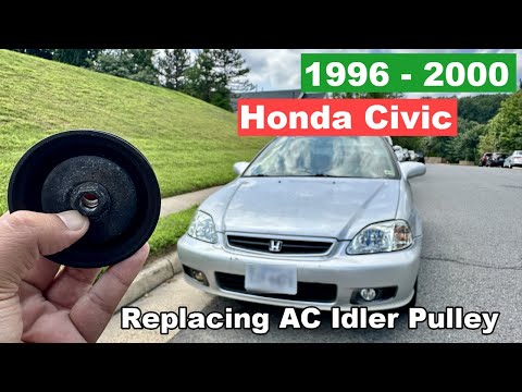 DIY 1996 1997 1998 1999 2000 Honda Civic Replacing AC Idler Pulley