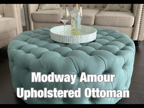 Modway Amour Round Upholstered Ottoman Product Review