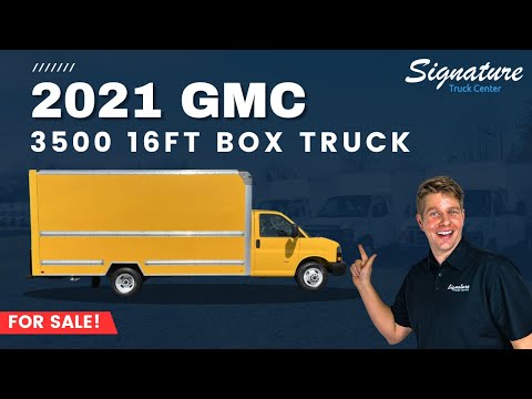 2021 GMC 3500 16ft Box Truck - For Sale at Signature Truck Center