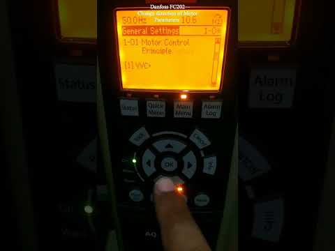 how to change Motor direction parameters danfoss FC202/Electricaldost/YT electrical/power plant
