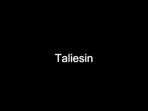 Taliesin pronunciation english Taliesin definition english