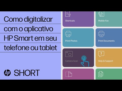 Como digitalizar com o aplicativo HP Smart em seu telefone ou tablet | HP Support