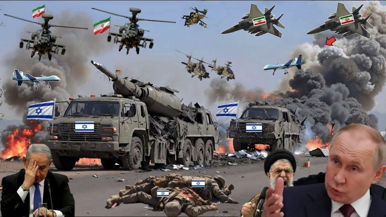Iran VS Israel War Latest Update with New Animated Video Scenes