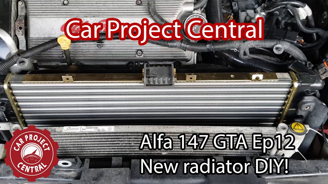 Alfa Romeo 147 GTA Episode 12 - Radiator Replacement DIY