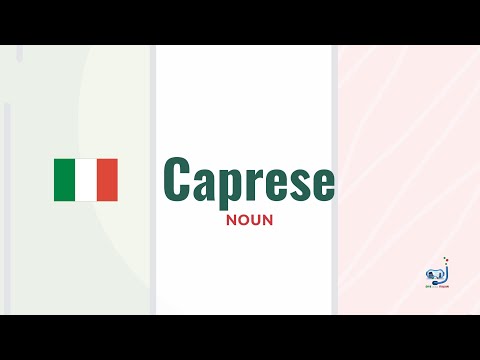 How to pronounce "Caprese"