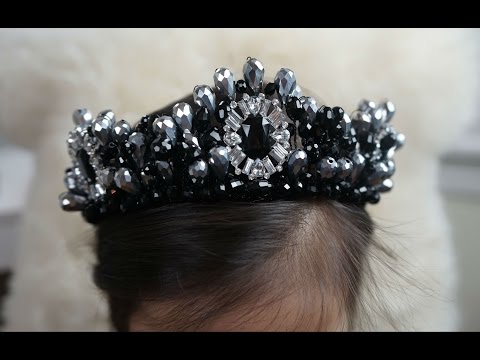 DIY Black and Silver Crown
