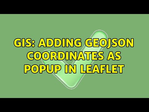 GIS: Adding GeoJSON coordinates as popup in Leaflet