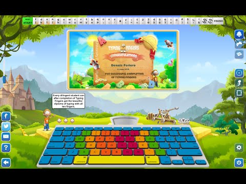 Typing Fingers - Blindschreiben - Teclear con 10 dedos - Слепой метод печати