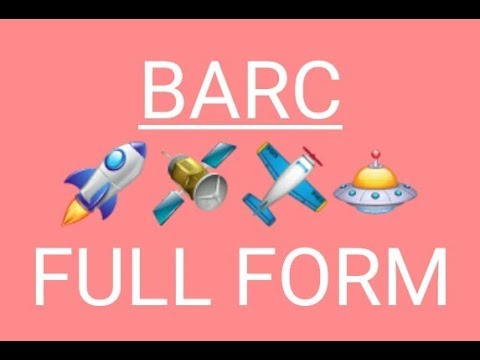 FULL FORM OF BARC