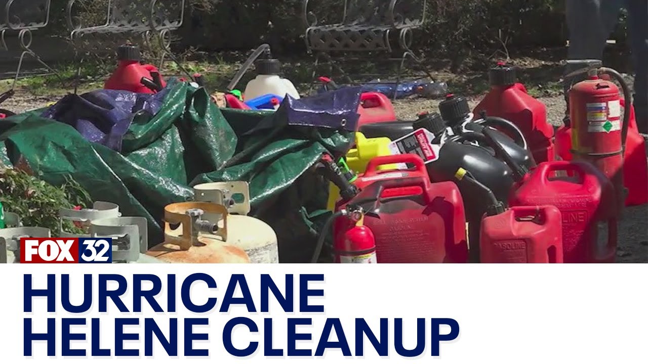 Cleanup continues after Hurricane Helene
