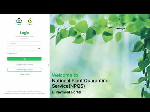 Tutorial for the NPQS E-Payment Portal