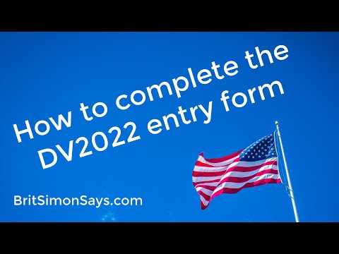 Entering the DV lottery DV2021 - BritSimonSays.com