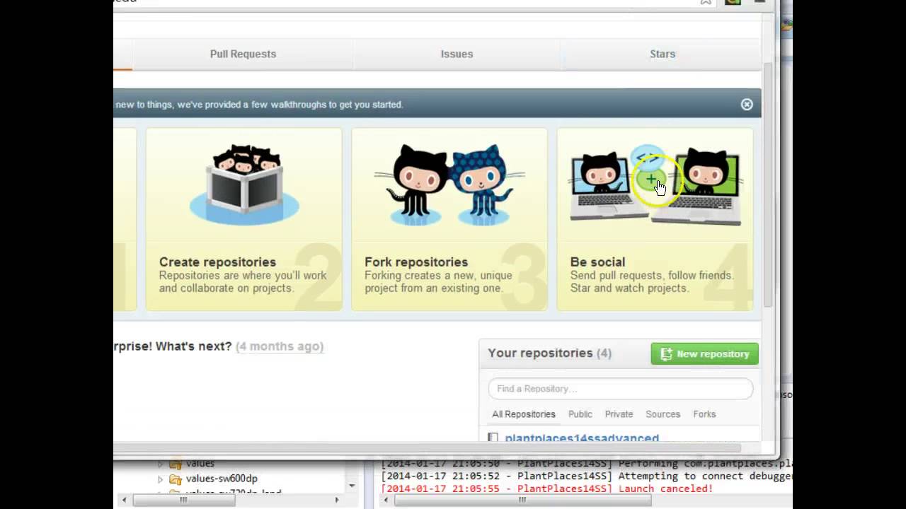 Android Eclipse and GitHub: Pushing and Pulling