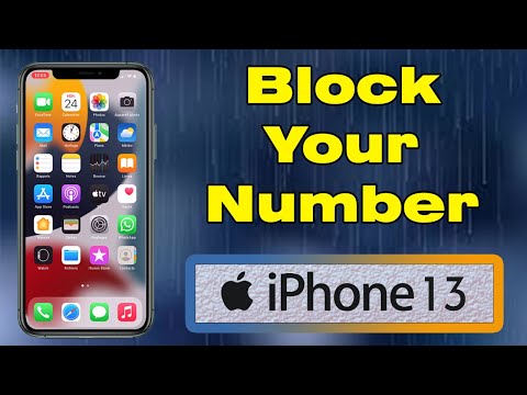 How to block your number when calling on iPhone 13