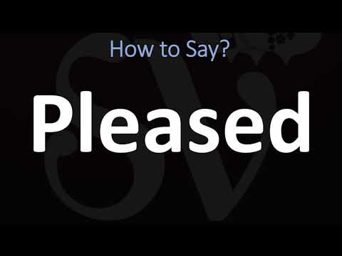 How to Pronounce Pleased? (CORRECTLY)