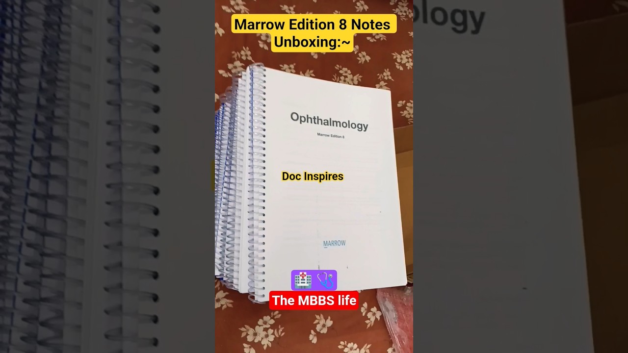 seller details in description !  Unboxing Marrow Edition 8 Notes 📚 | Doc Inspires 🔥