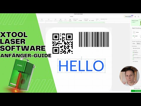 Erste Schritte für Anfänger: xTool Creative Space Software für Gravur Laser (F1, M1, S1) (deutsch)