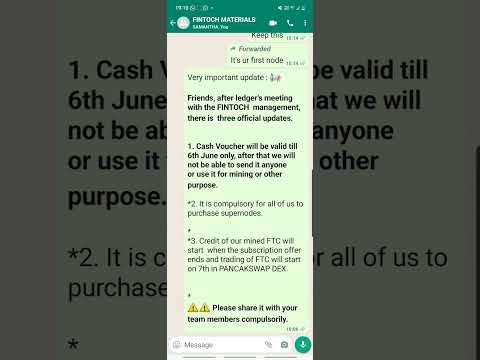 FINTOCH : VOUCHERS TOP URGENT MUST WATCH! WILL EXPIRE V FAST DONT MISS OUT
