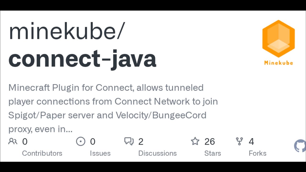 GitHub - minekube/connect-java: Minecraft Plugin for Connect, allows tunneled player connections