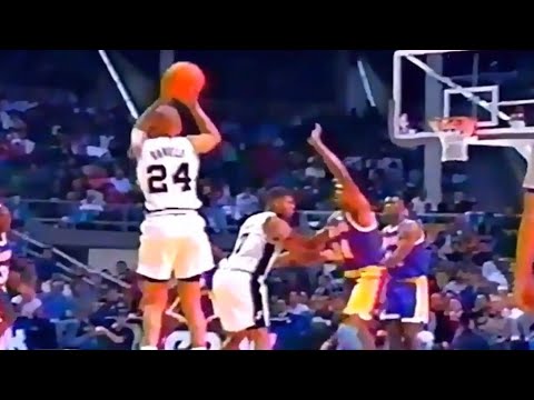 Lloyd Daniels Spurs 22 pts 4 3PT vs Lakers (1992)