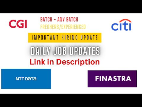 Daily jobs updates | OFF Campus Drives Updates
