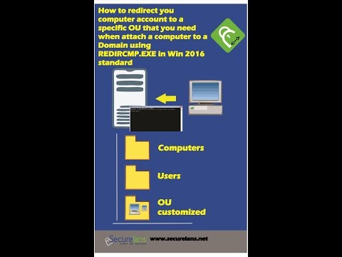 Windows 2016 standard how change the default computers OU Domain to another one