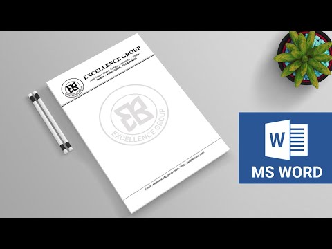 MS Word Tutorial: How to Make Letterhead Design in Microsoft Word ⬇ FREE DOWNLOAD
