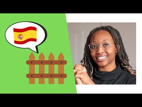 How do you say fence in Spanish? #Shorts