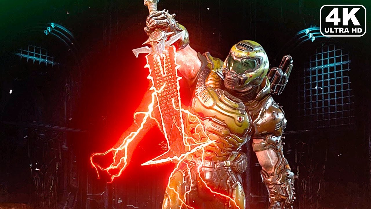 DOOM ETERNAL Crucible Sword Gameplay 4K 60FPS PC ULTRA