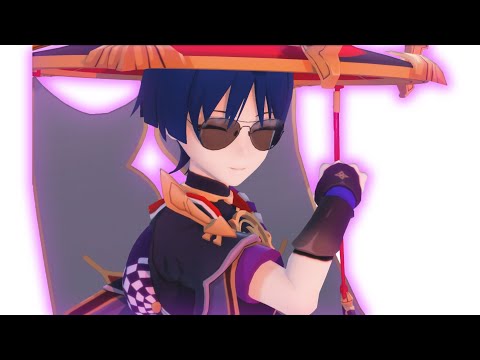 [MMD] - Scaramouche dancing to Persona 4: DAN - Specialist (Never More Ver.)