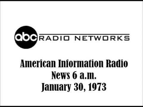 ABC RADIO NEWS AT 6 A.M., JAN. 30, 1973