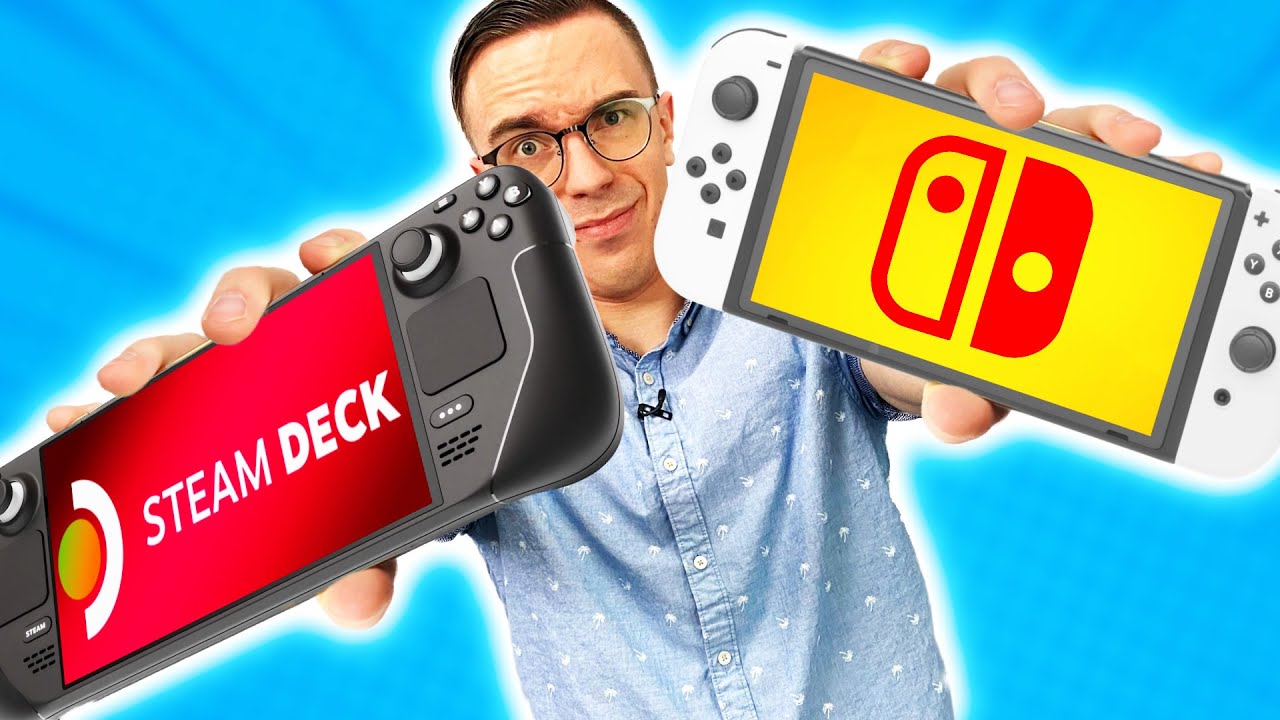 Steam Deck vs Nintendo Switch OLED!