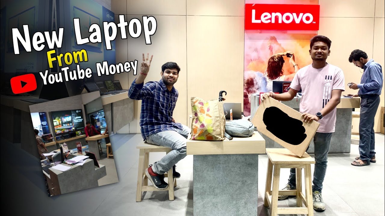 i bought new laptop from Youtube money 💰 Vlog #Rohanisop #youtubemoney