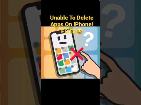 Unable To Delete Apps On iPhone!-FIXED🤗 #shorts