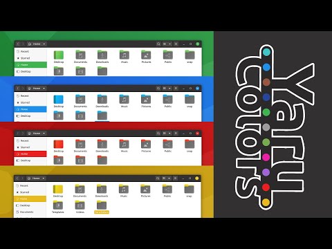Yaru color themes for Ubuntu 20.04 | New Linux themes