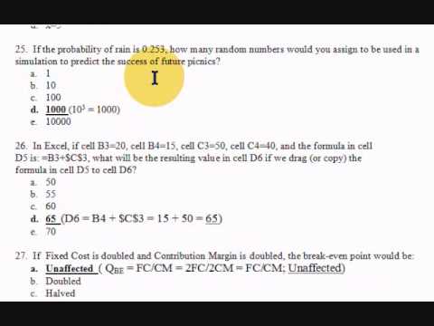 Review of the second half of Quiz 1 solutions - MGS3100