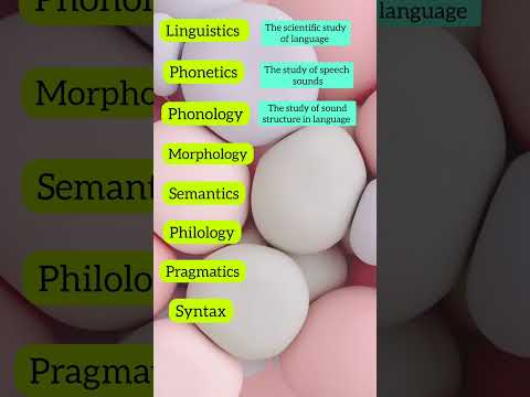Branches of Linguistics #linguistics #branchesoflinguistics #learnenglish #learning #shorts